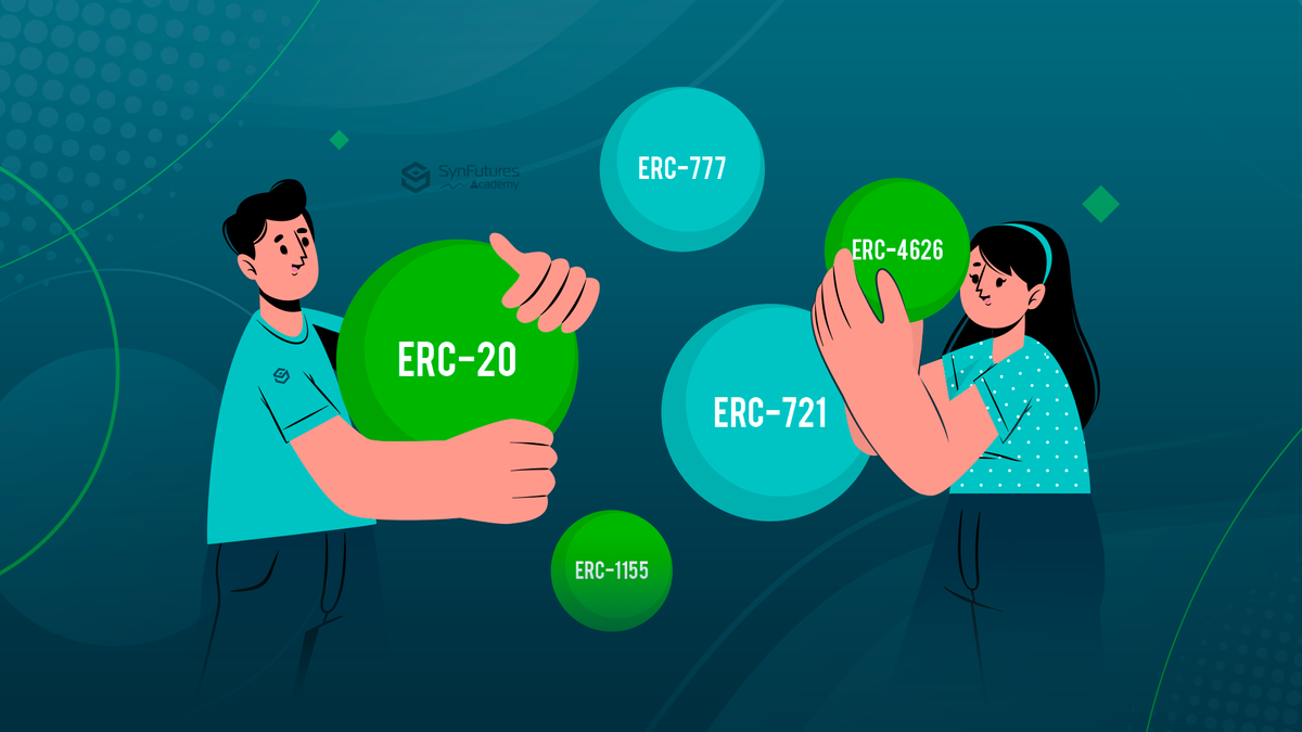 Ethereum token standards: ERC-20, ERC-721, ERC4646 and more